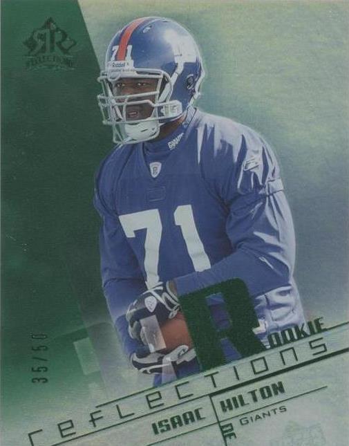 2004 Upper Deck Reflections - Rookie Reflections Isaac Hilton #214 ...