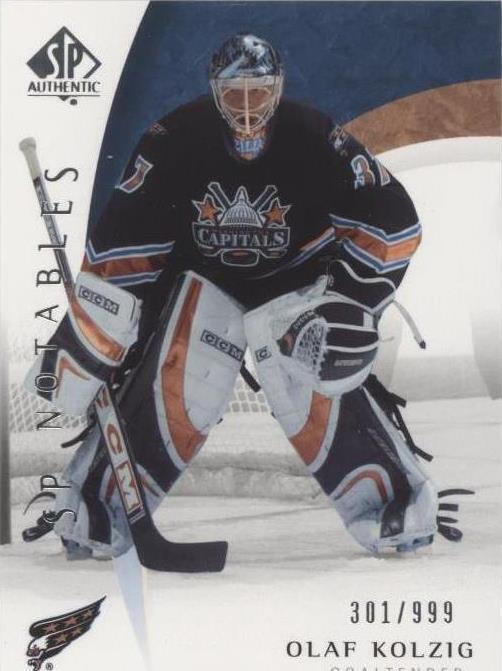 2005-06 SP Authentic - SP Notables Olaf Kolzig #129 /999 for sale ...