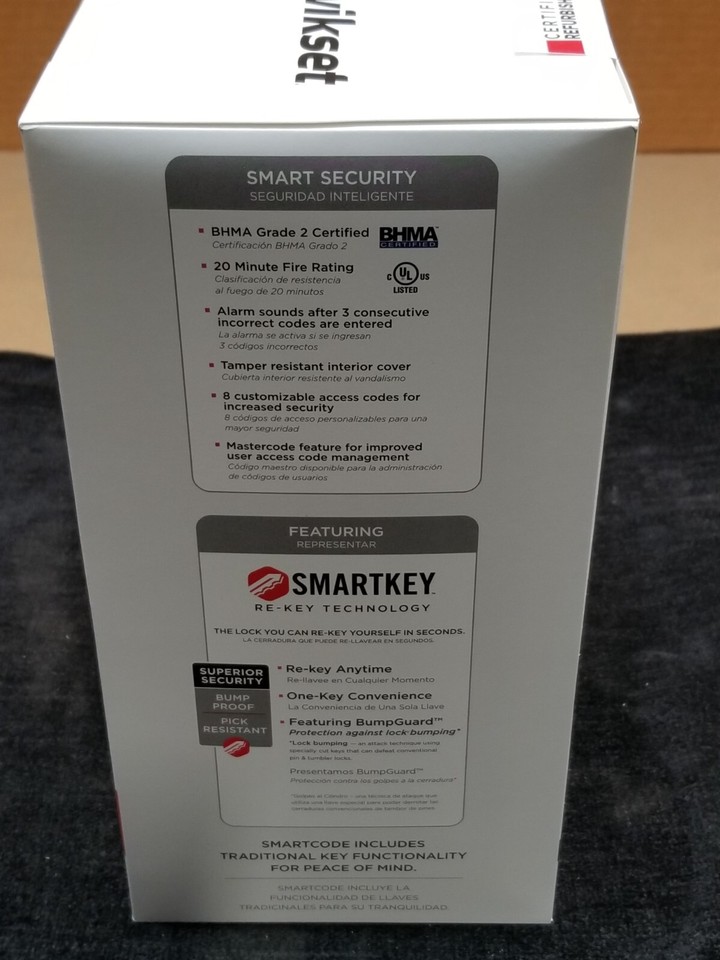 Kwikset 911 SmartCode Venetian Bronze Keypad Touchpad Electronic Door ...