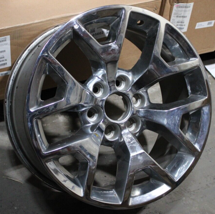 14 15 16 GMC Sierra 1500 OEM Wheel Rim 20x9 20" 5656 22953509 22977696 ...