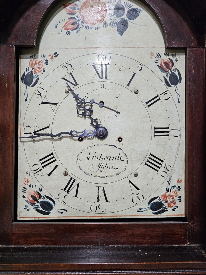 Antique Massachusetts Roxbury Style Tall Case Grandfather Clock Abraham ...