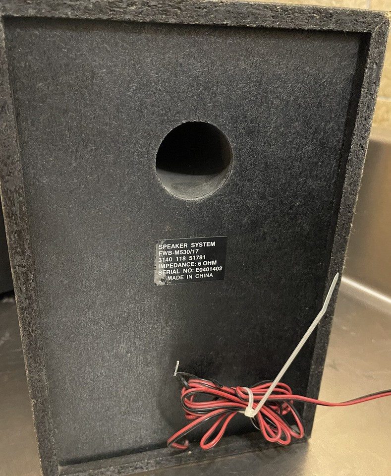 Philips MCM530 Micro Stereo System 5 Disc CD Changer AM/FM USB PC Link ...