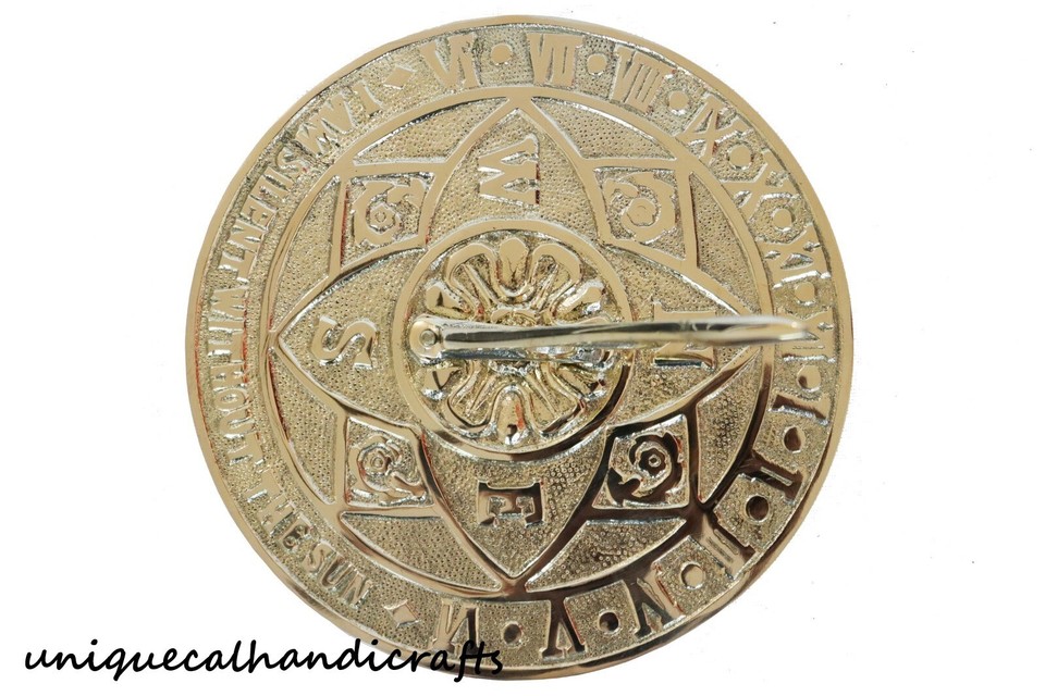 Garden sundial 8" brass Large Sundial Handmade Perfect for Outdoors ...