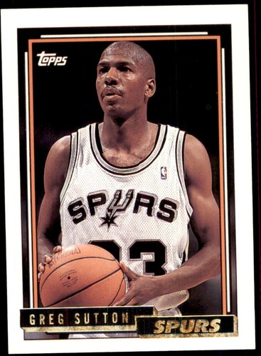1992-93 Topps Gold Greg Sutton San Antonio Spurs #136 | eBay