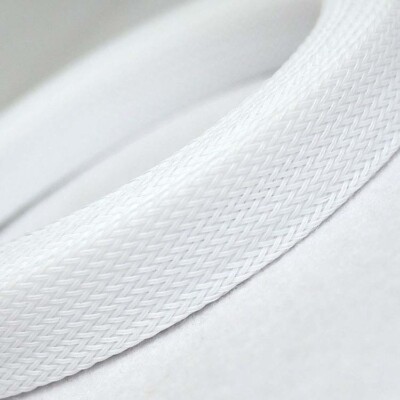 3mm-30mm White Braided Cable Sleeving/Sheathing PET Auto Wire Sleeve ...