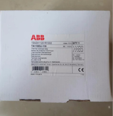 ABB TA110DU-110 Thermal Overload Relays 1SAZ411201R1002 | eBay