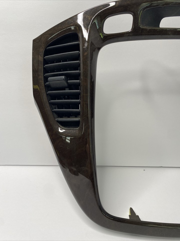 2001-2007 Toyota Highlander Dash Bezel Trim Radio Air Vent Brown ...