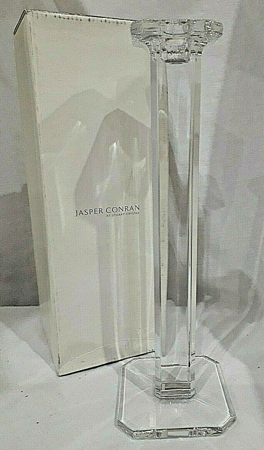 Jasper Conran Stuart Crystal QUARTZ 12" Candle Holder/Candlestick | eBay