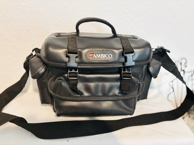 Vintage Ambico Black Soft Leather Bag for Camera/Accessories | eBay