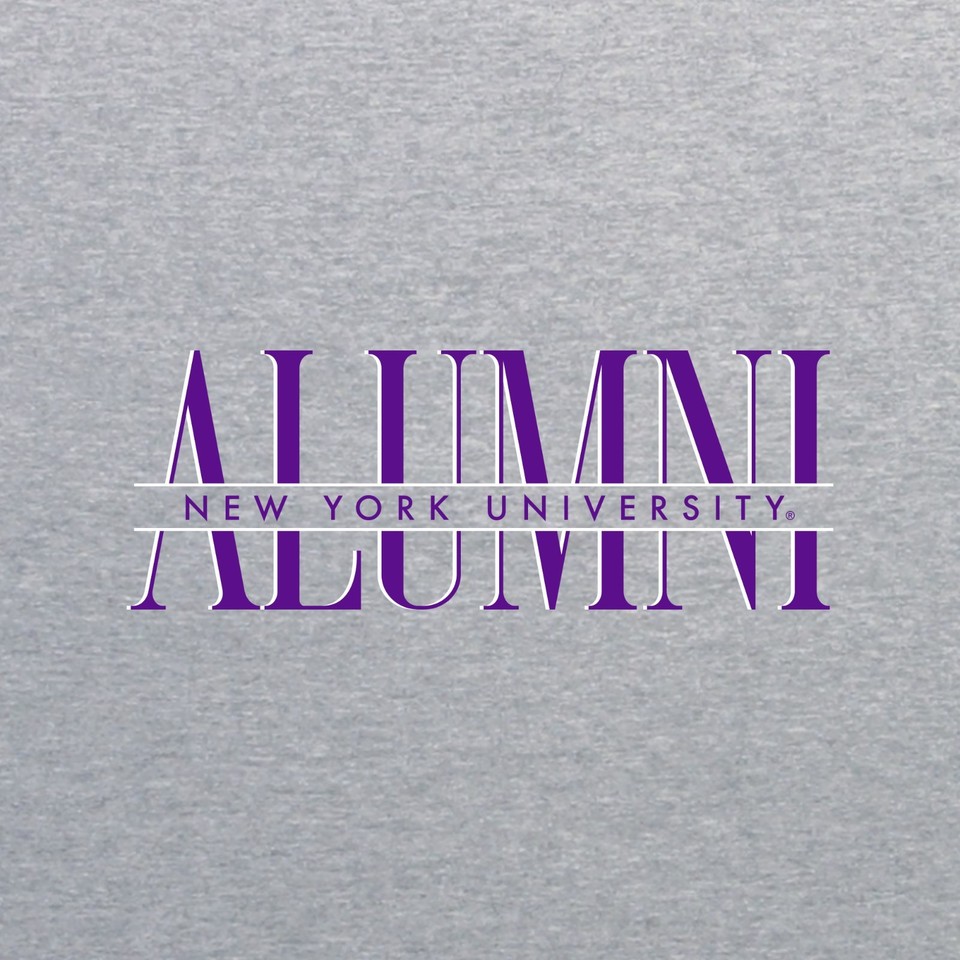 New York University Classic Alumni T-Shirt - Sport Grey | eBay