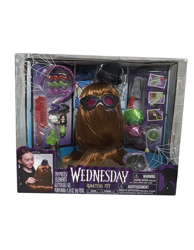 Wednesday Ignatius Itt Cousin It Addams Styling Head 19 Piece Hair ...