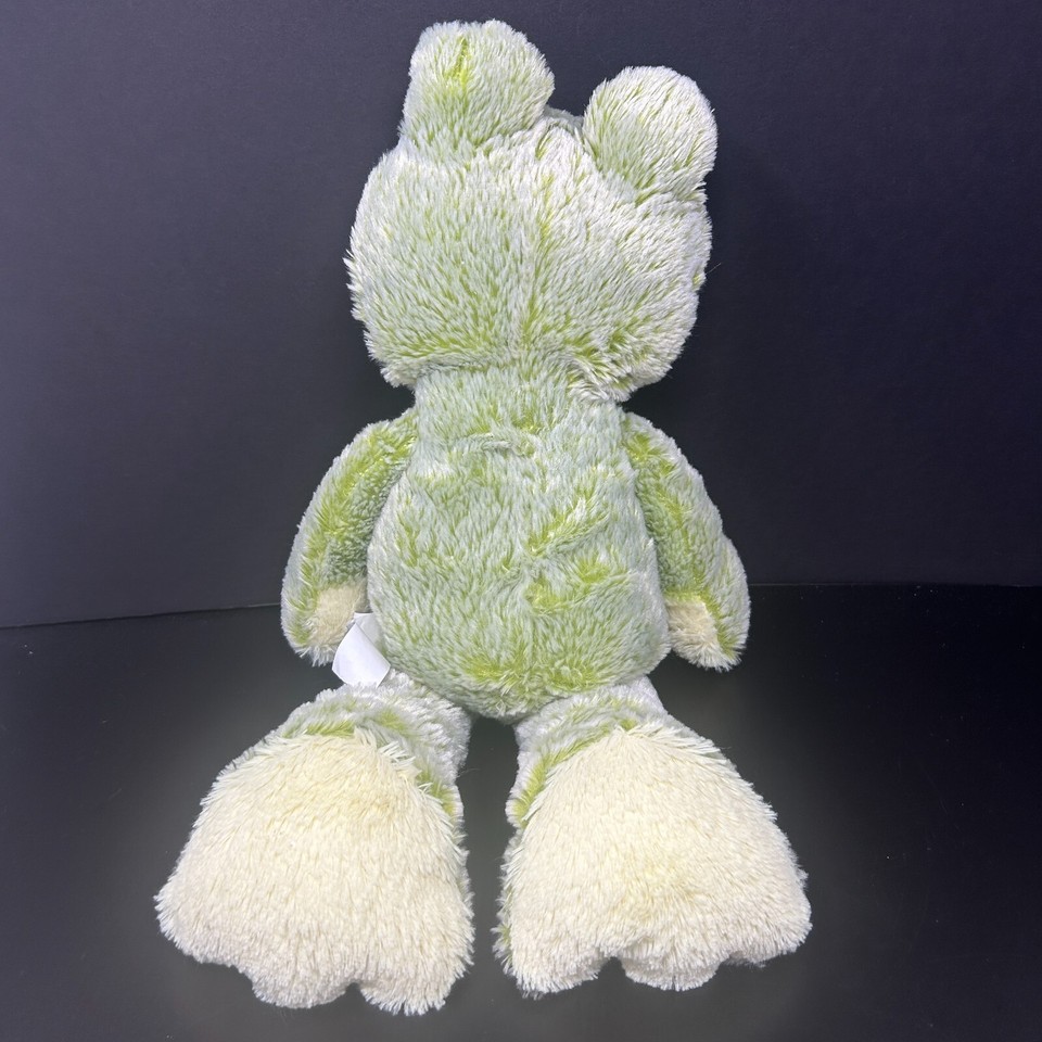 Fiesta Green Yellow Frog Plush Ivy Fuzzy Folk Stuffed Animal Floppy ...