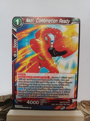 Dragon Ball Super Nezi, Combination Ready BT17-023 UC NM | eBay