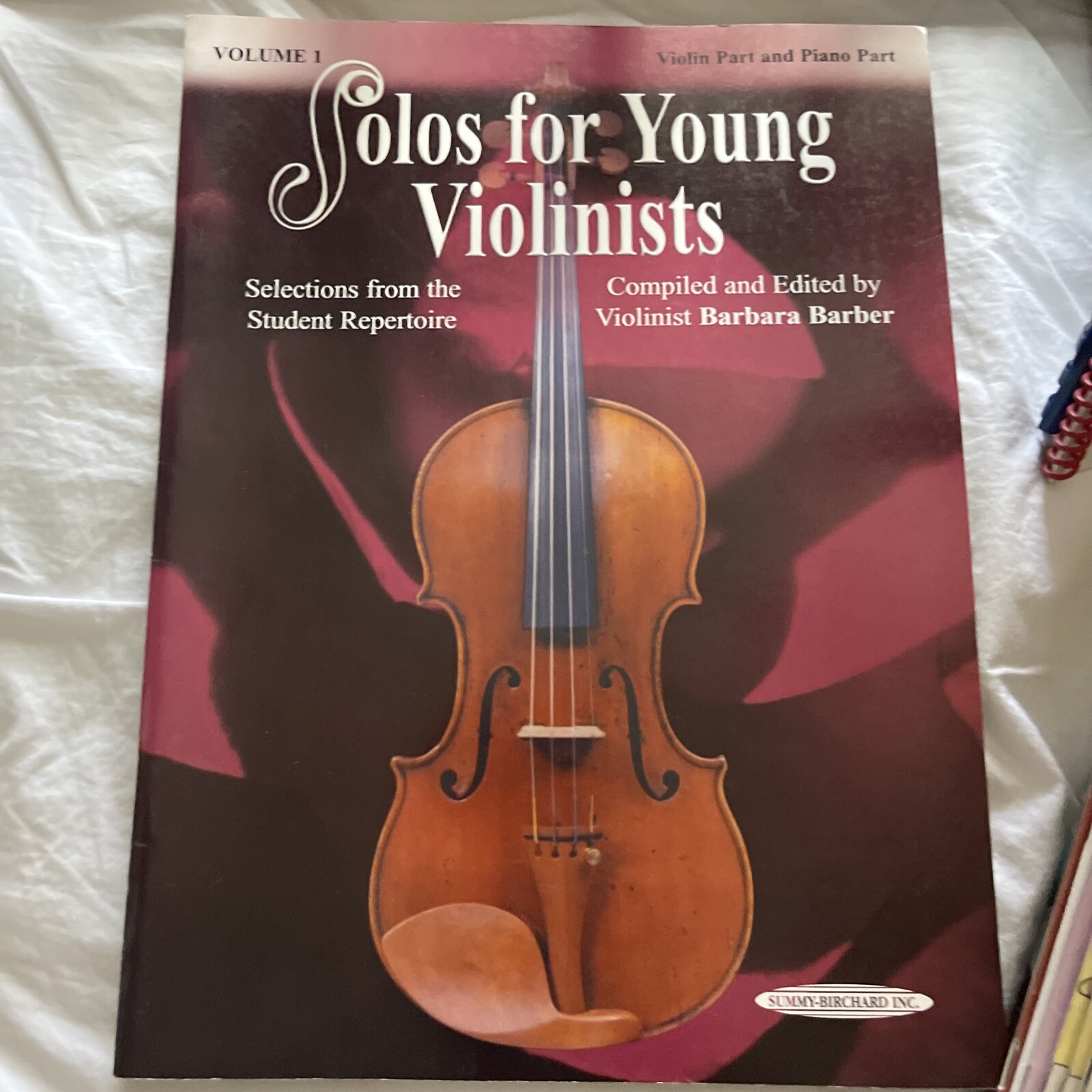 Solos for Young Violinists Volume 1 Violin and Piano Parts by Barbara ...