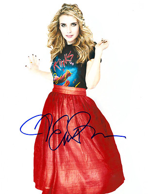 EMMA ROBERTS SIGNED 8x10 PHOTO AUTOGRAPH COA autographed Nerve Scream ...