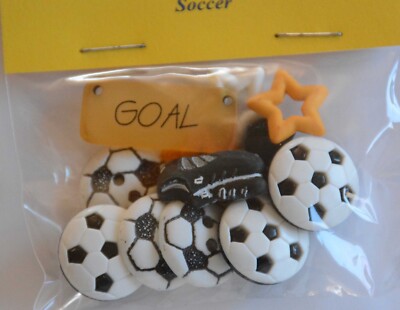 Soccer / Craft Buttons / Buttons Galore / Soccer Balls ~ Shoes ~ Stars ...