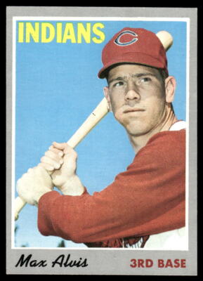 1970 Topps Max Alvis #85 Cleveland Indians Baseball Card | eBay