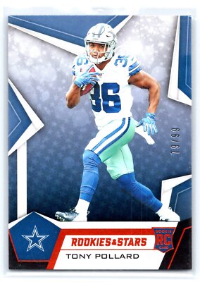 Tony Pollard 2019 Panini Rookies & Stars #102 79/99 Orange | eBay