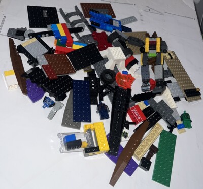LEGO Lot of 1 Lb Bricks Minifigures Weapons Helmets Random Pieces ...