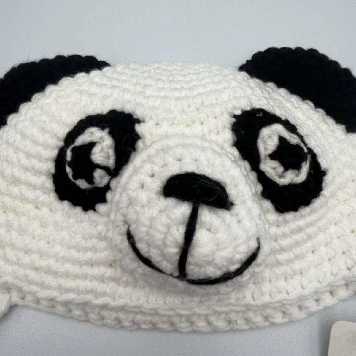 Crochet Panda Hat