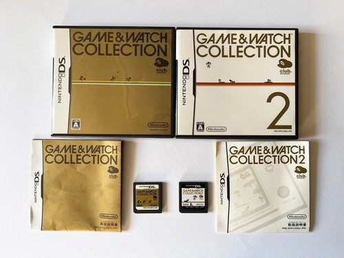 NDS Game & Watch Collection 1 2 Set I II Lot Club Nintendo DS Game ...