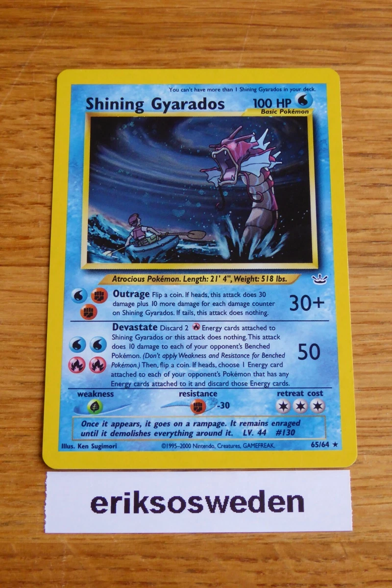 Shining Gyarados Card