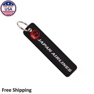 Japan Airlines International Collectibles Car Keychain Travel Luggage ...