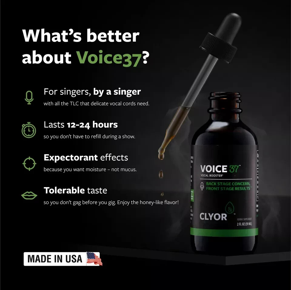 Voice37 - Vocal Remedy for Singers - All Natural Vocal Booster - Mucus ...