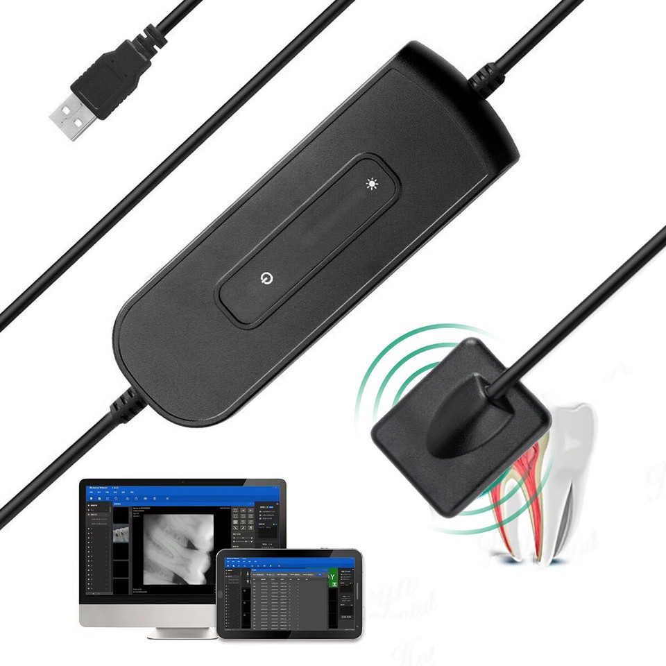 Dental Sensor Xray Image System Intraoral Digital X-Ray Sensor Size 1/2 ...