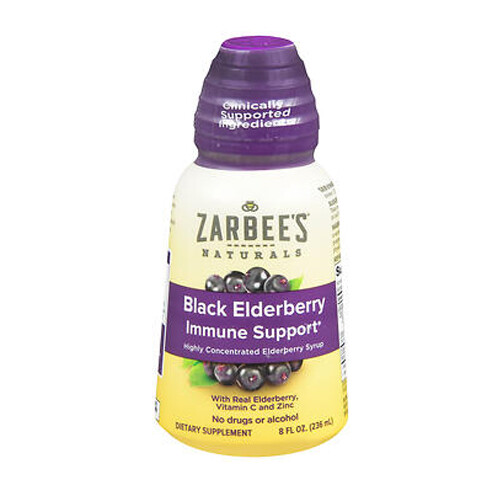 Immune Support Black Elderberry Syrup 8 Oz By Zarbees | eBay