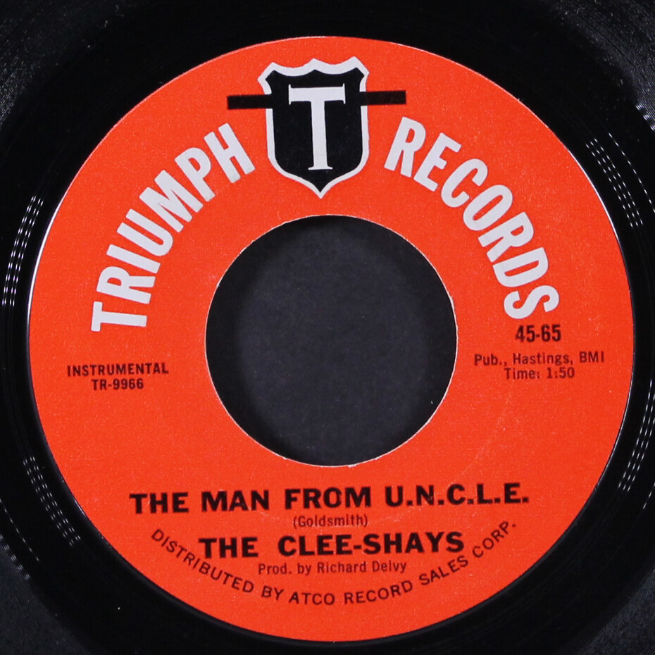 CLEE-SHAYS: dynamite / the man from u.n.c.l.e. TRIUMPH 7" Single 45 RPM ...