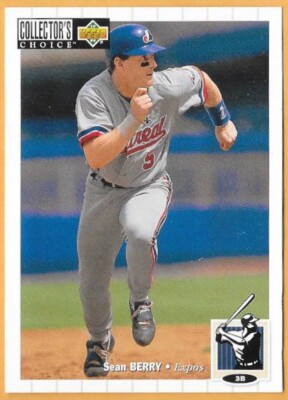 SEAN BERRY MONTREAL EXPOS #51 - UPPER DECK COLLECTOR'S CHOICE NM-MT ...