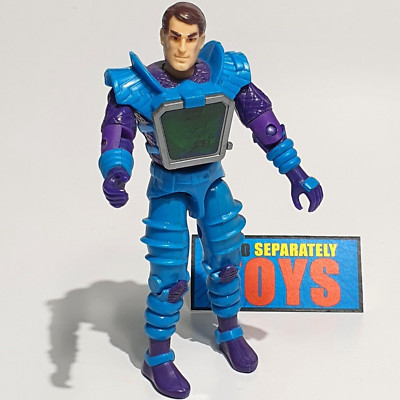 Vtg Visionaries ARZON original 1987 Hasbro blue purple action figure W ...