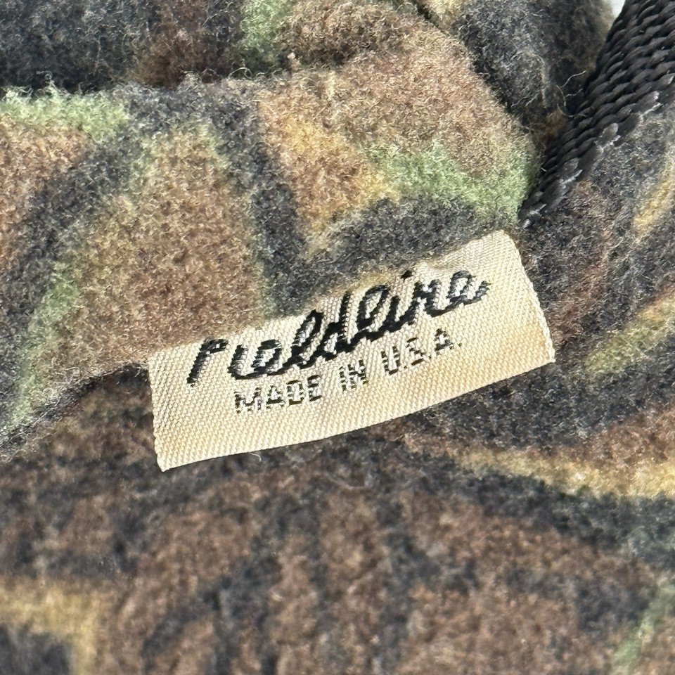 Vintage Fieldline Camo Fleece Fanny Pack Hunting Waist Bag Zip Closure ...