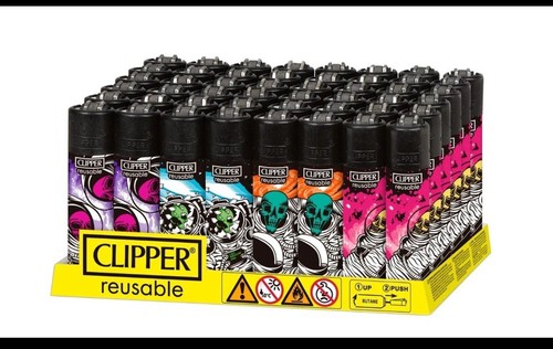Clipper - Classic Large Reusable Lighter 48 Pack - Grass 57 | eBay
