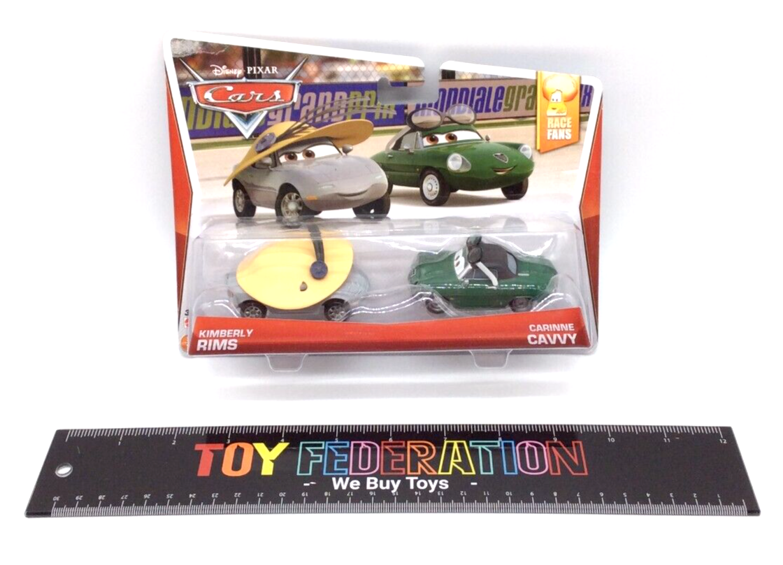 Disney Pixar Cars RACE FANS: KIMBERLY RIMS & CARINNE CAVVY (2-PACK ...