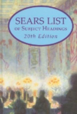 Sears List of Subject Headings by Susan McCarthy, Joseph Miller, Minnie ...