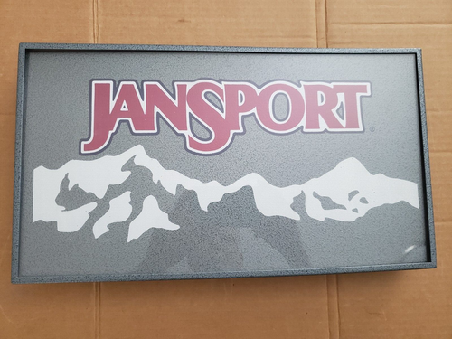 Jansport Backpack Store Display Sign Metal | eBay