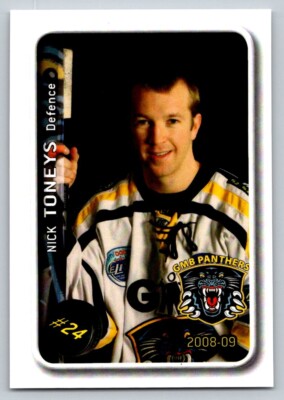 Nick Toneys 2008-09 Nottingham Panthers | eBay