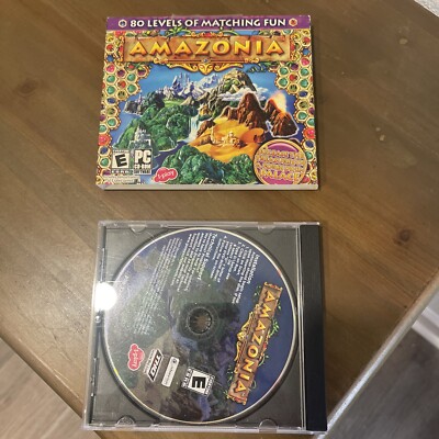 Amazonia PC Computer Game CD-ROM for Windows XP/Vista/7 2009 - Puzzle ...