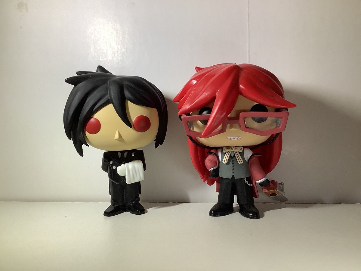 Black Butler Grell And Sebastian Chibi
