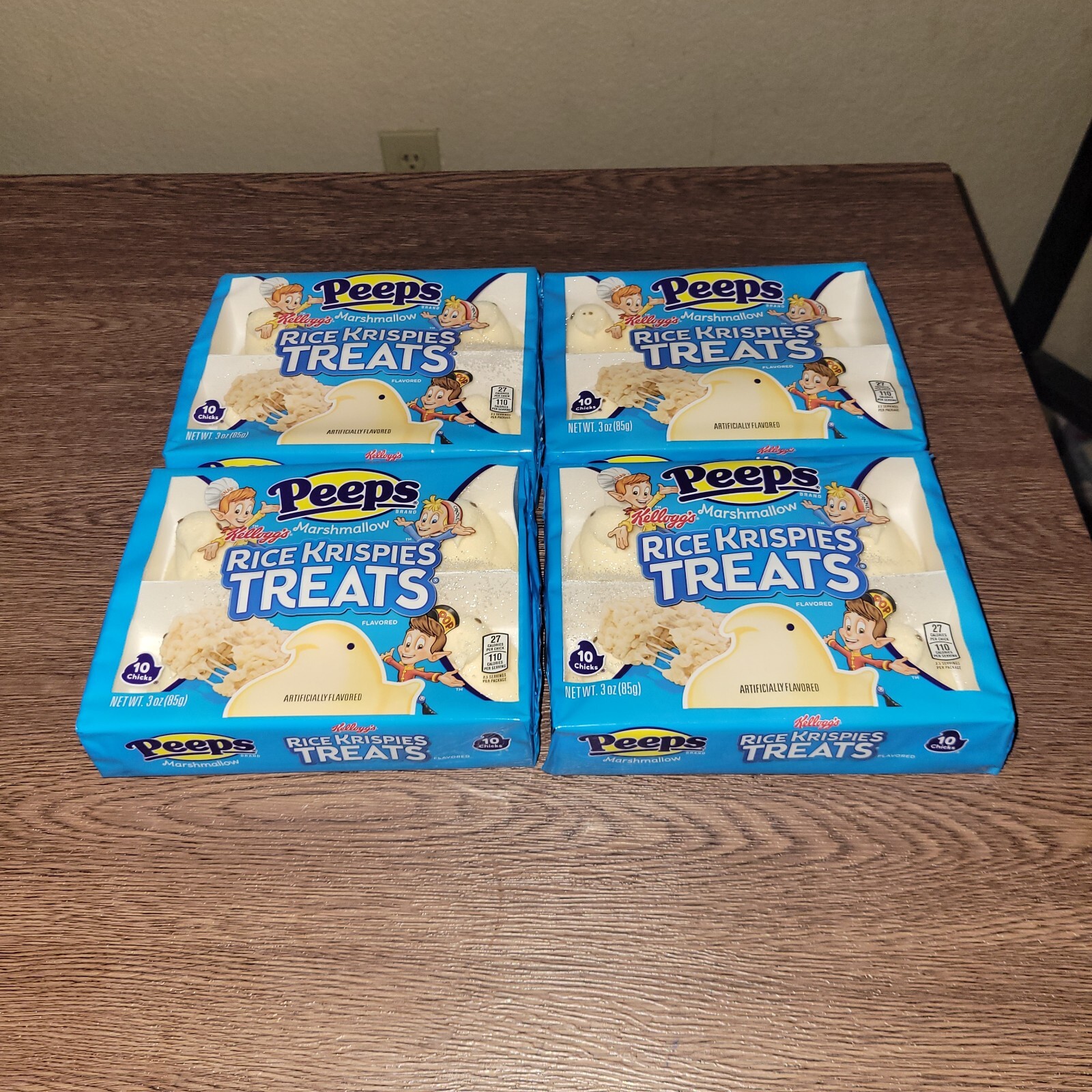 4 Packages Of Rice Krispies Treats Marshmallow Peeps Easter 10 Chicks ...