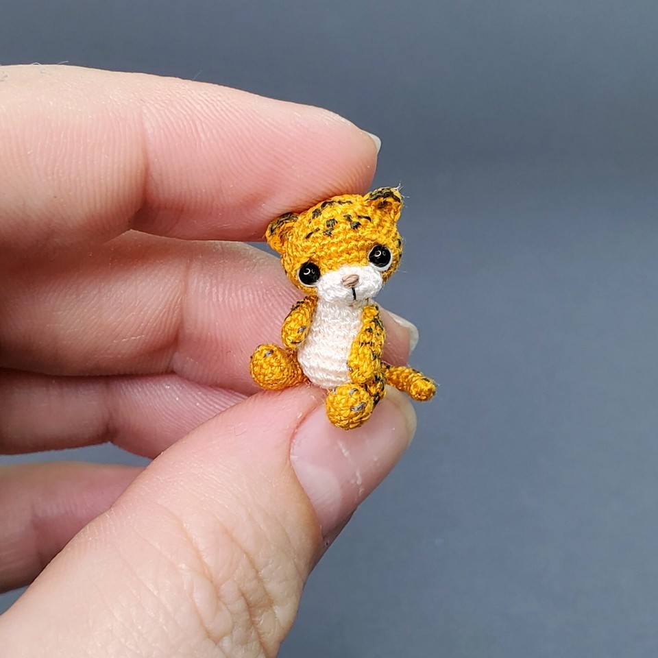 Custom extremely micro Tiger. Doll pet. Dollhouse miniature ...