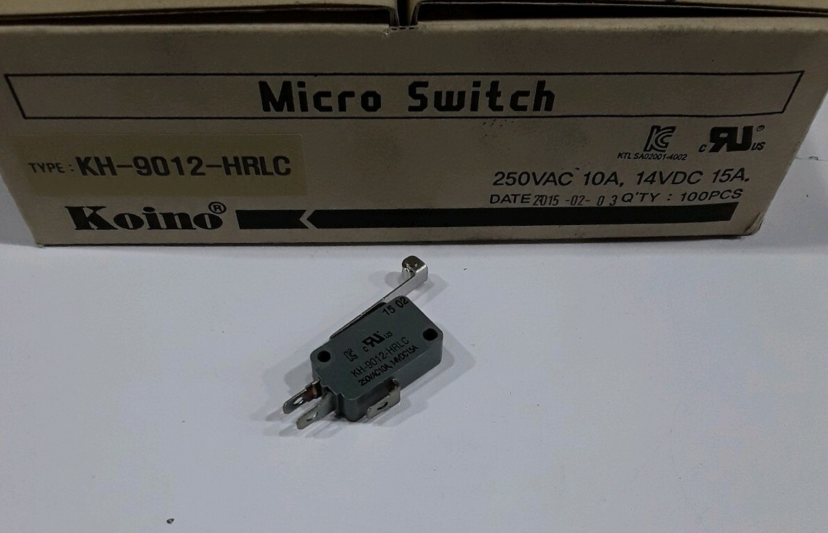 KH-9012-HRLC KOINO MINI MICRO SWITCH 250VAC 10A 14VDC 15. NEW | eBay