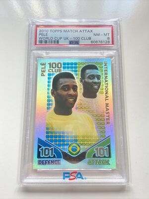 Pele 100 Club Match Attax 2010 PSA8 | eBay UK