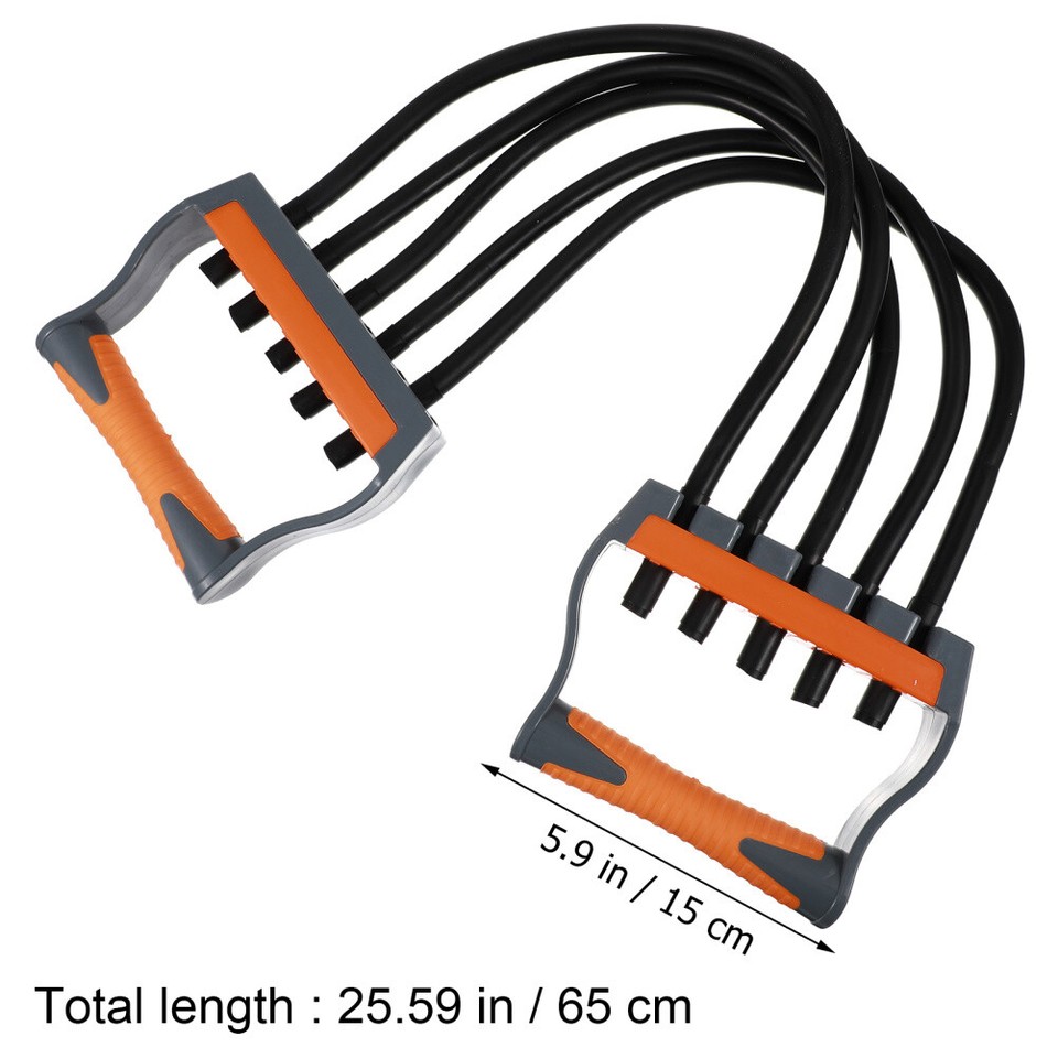 Adjustable 5 Latex Chest Expander Pull Elastic Bands Muscle Training ...