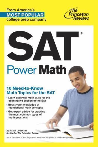 SAT Power Math by The Princeton Review 9780804125925| eBay