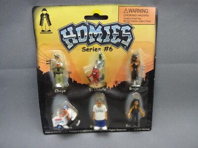 2003 Lil Homies Series 6 Sealed Blister Card VG/EX - El Chilote Bruja ...