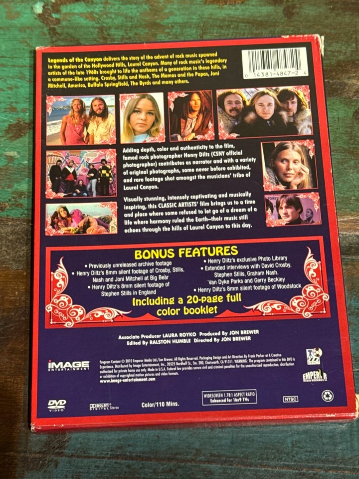 Legends of the Canyon: The Music and Magic of 1960s Laurel Canyon (DVD ...