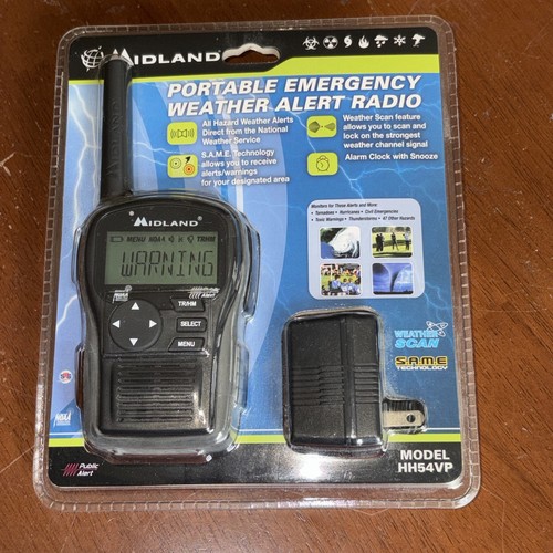 Midland Portable Emergency Weather Alert Radio Model HH54VP | eBay